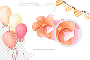 Birthday party digital clipart, an Object Graphic by Mespilia ...