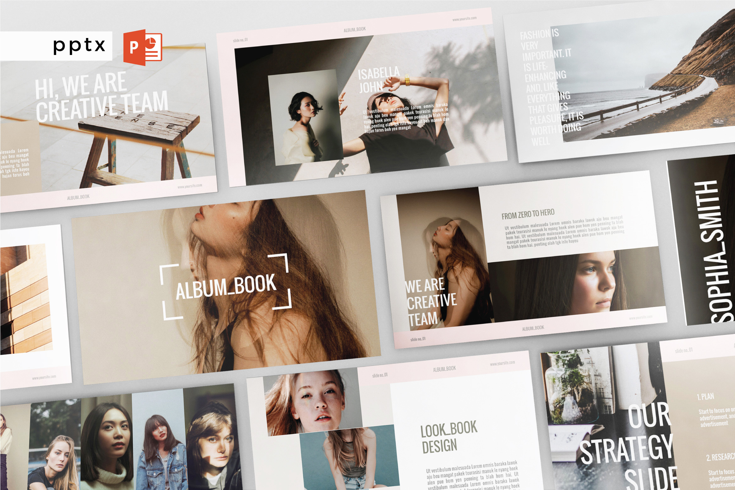 ALBUM BOOK - Powerpoint Template, a Presentation Template by Shafura