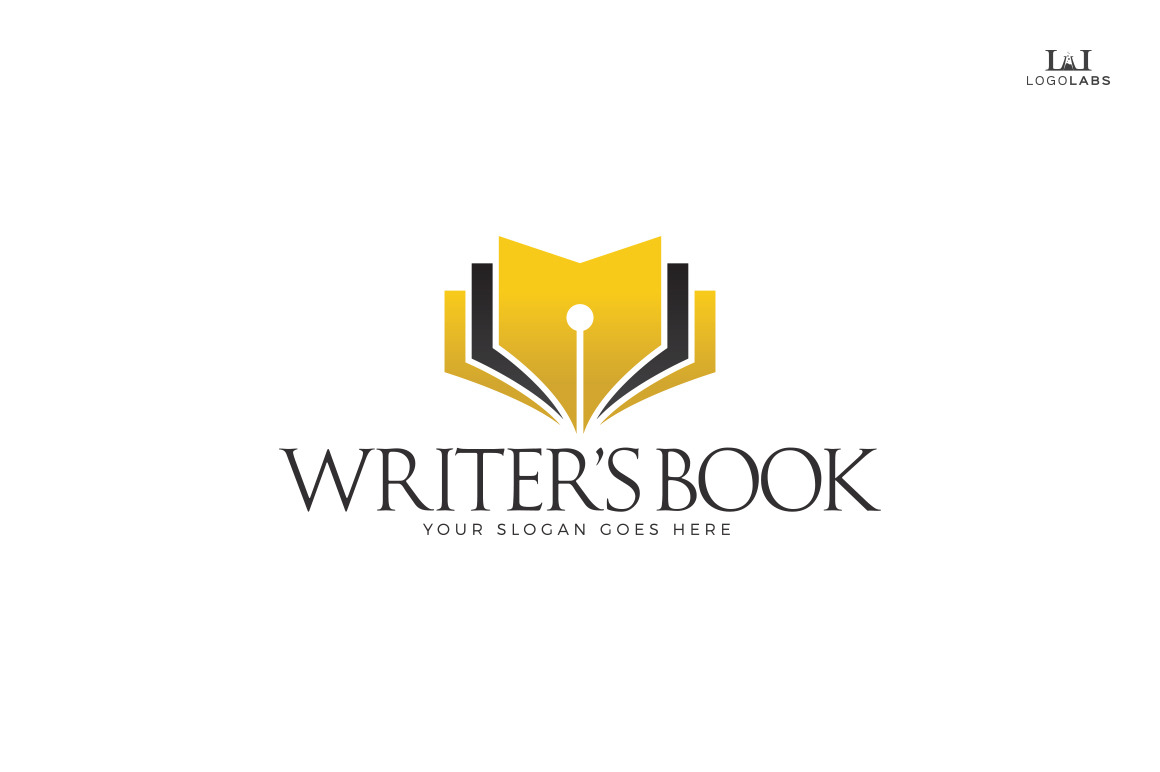 Writer's Book Logo, a Branding & Logo Template by LogoLabs