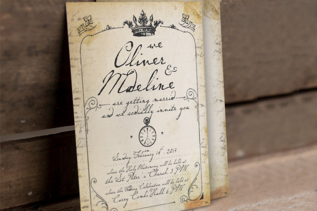 1900 Paris Wedding Suite, an Invitation Template by BlueRobinDesignShop