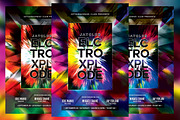 Electro Explode Flyer, a Flyer Template by KiraYamato Design Studio