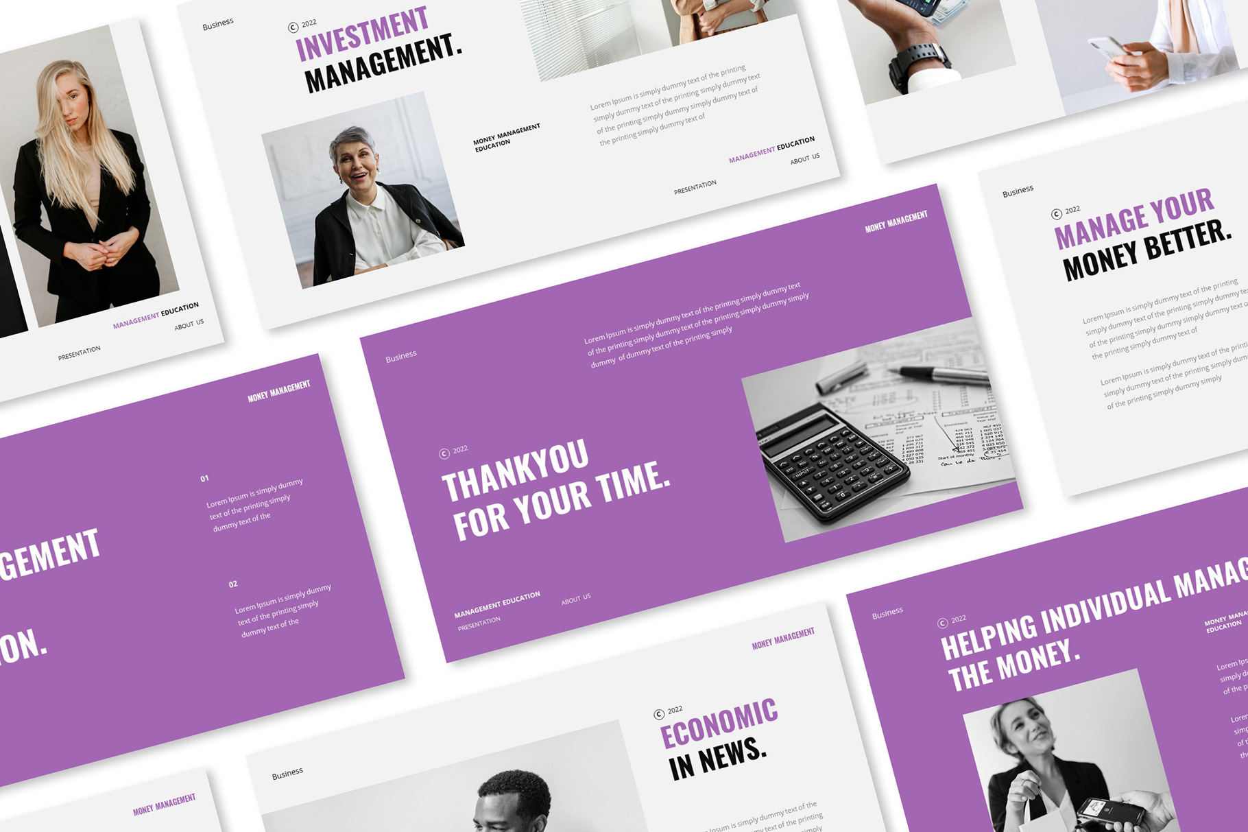 Money Management Education Google Slides Presentation Template