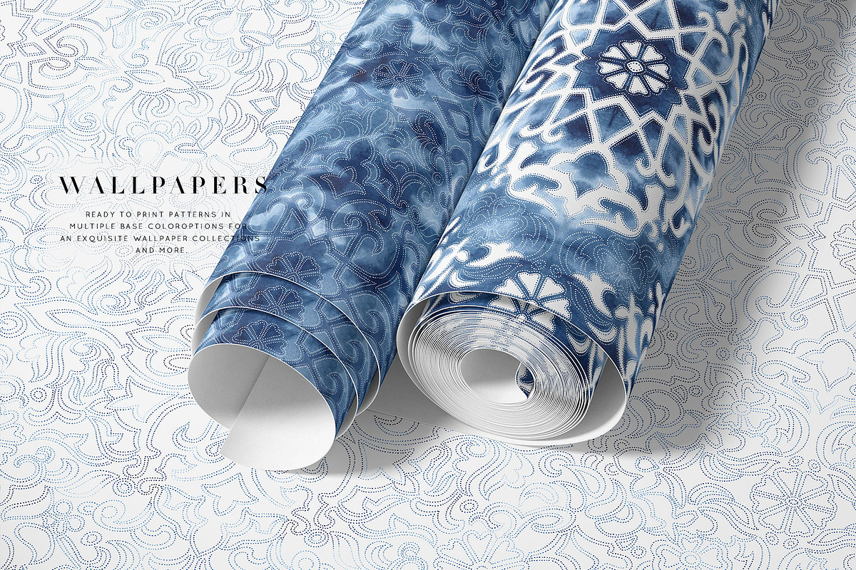 Rangoli, watercolour Print Patterns., a Pattern Graphic by TSTUDIO ...