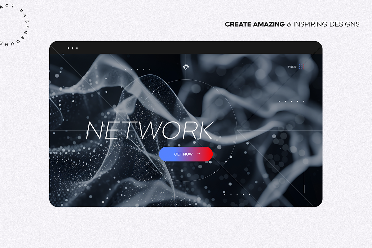 Cosmic Grid Flow | Creative Market