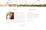 Marriage Bureau PSD Website Template, a Websites & App Template by ...