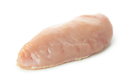 Raw chicken fillet isolated on white background, a Food & Drink Photo ...