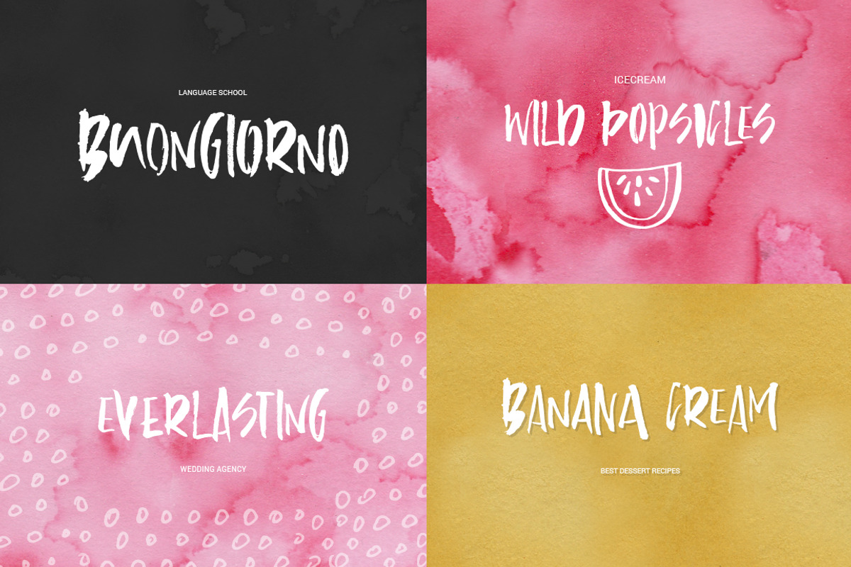 Firecracker - uppercase font, a Script Font by Favete Art