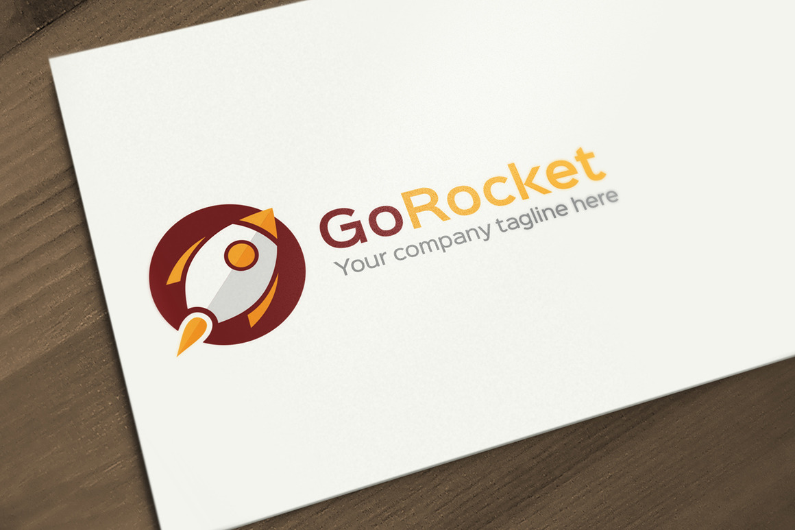 Go Rocket Logo Design Template, a Branding & Logo Template by Shahjhan