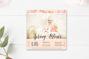 Spring Mini Session Template, a Flyer Template by By Stephanie Design