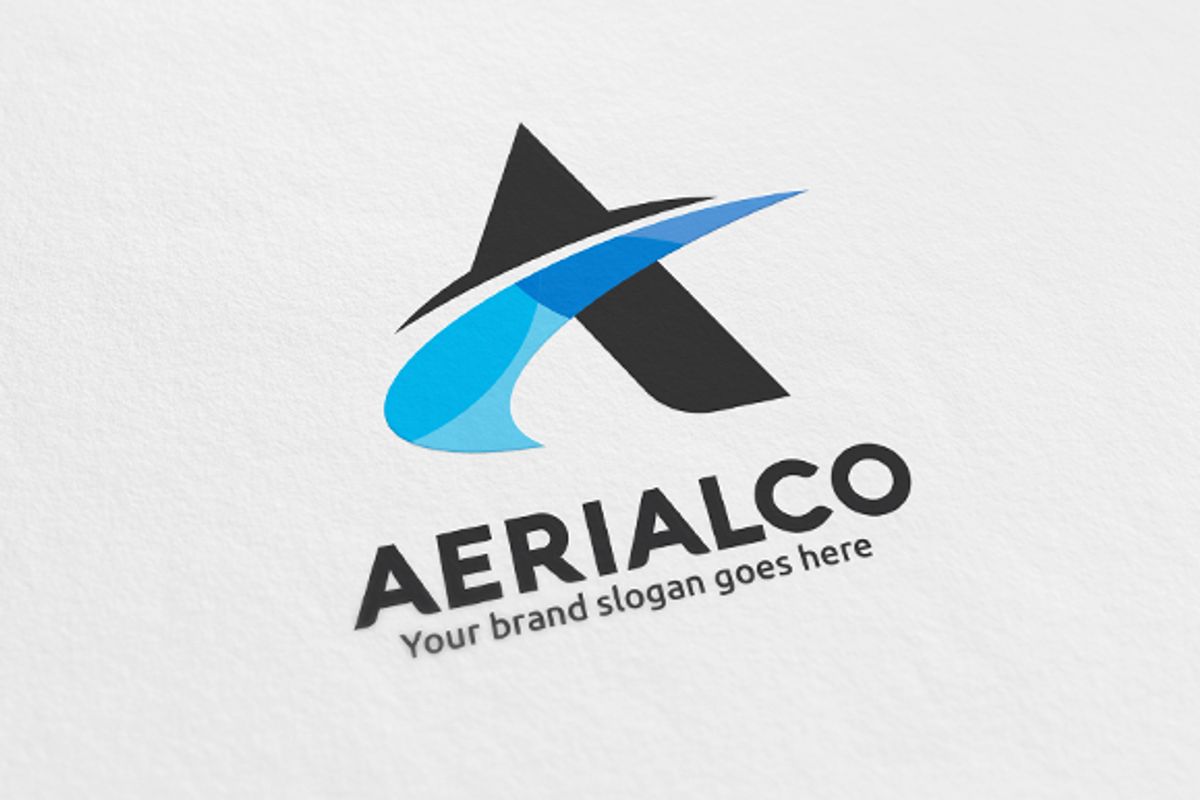 Aerial Letter A Logo, a Branding & Logo Template by WheelieMonkey