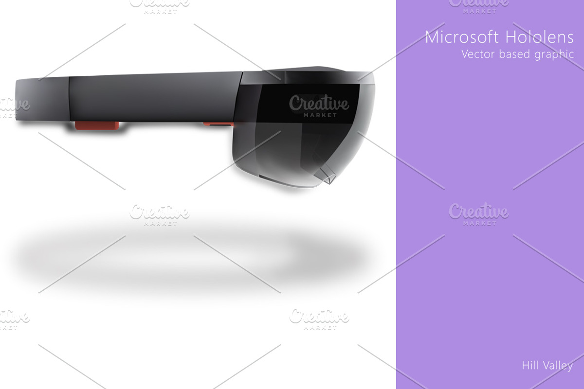 Microsoft Hololens - vector graphic, an Object Graphic by ...