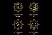 Vintage Monograms, a Decorative Illustration by Stanislav Kharchevskyi