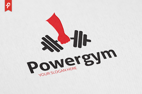 Power Gym Logo, a Branding & Logo Template by ft.studio