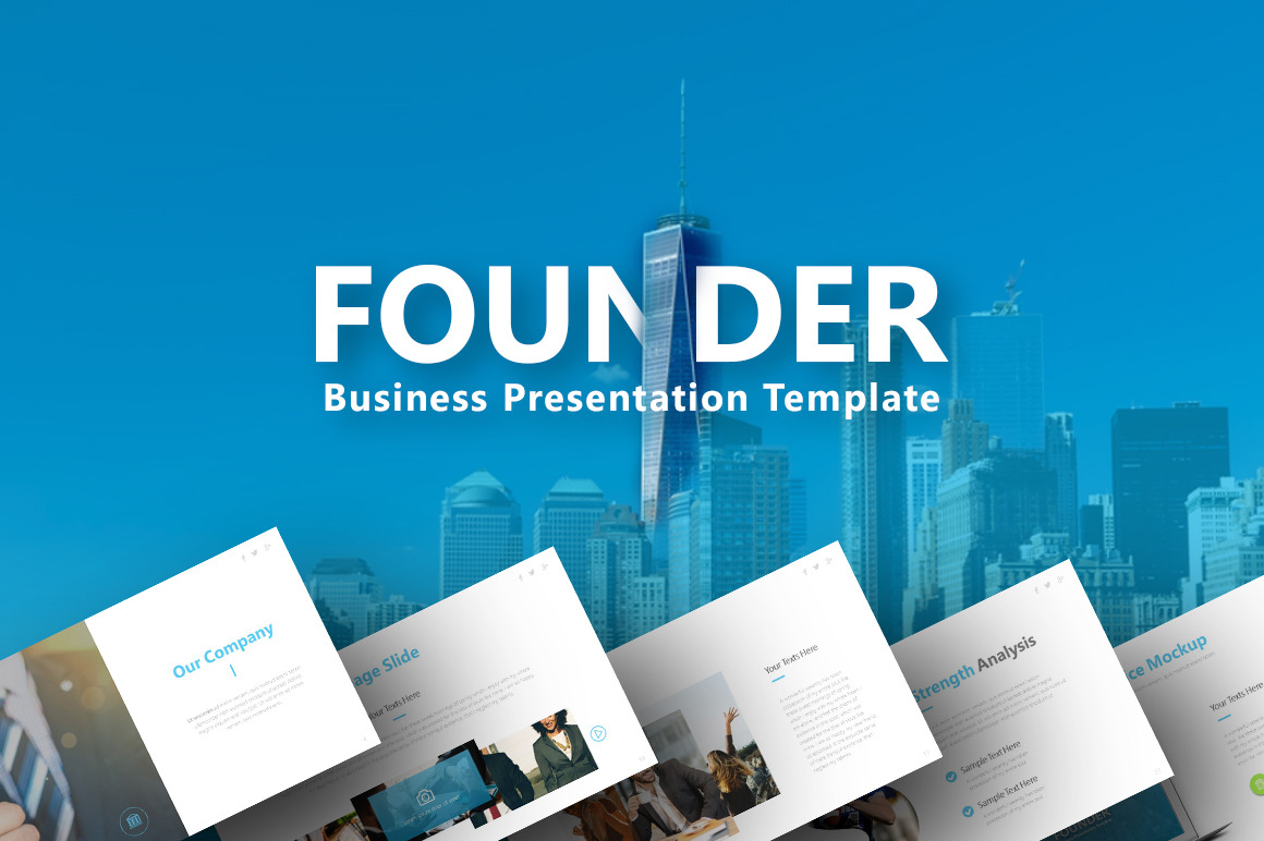 Founder - Business Powerpoint, a Presentation Template by RRGraph ...