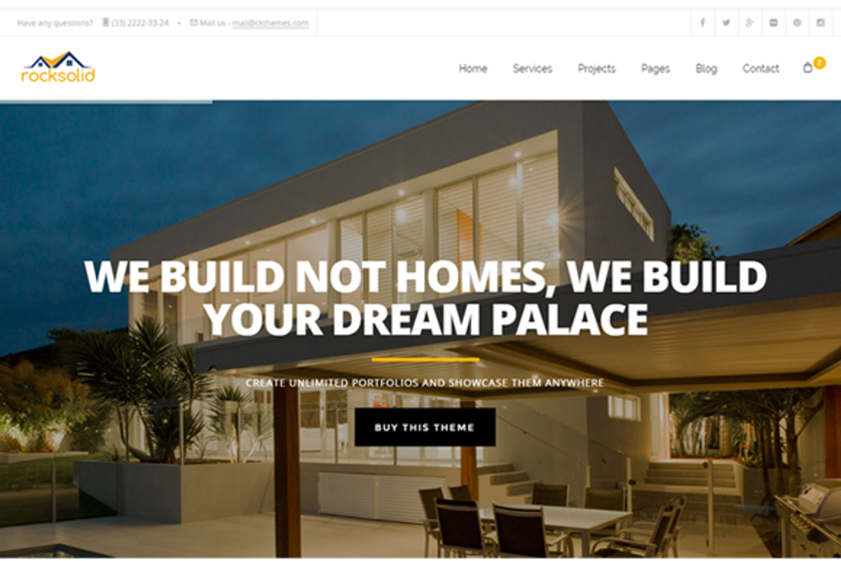 Building Construction HTML Template, a Websites & App Template by ...