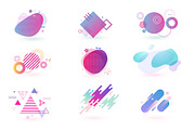 Set of abstract design elements, a Background Graphic by PureSolution