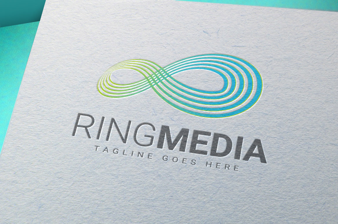 Ring Media Logo, a Branding & Logo Template by ConceptCafe