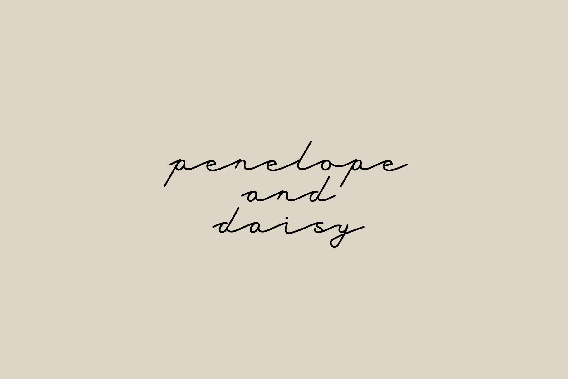 Penelope and Daisy, a Script Font by Emma Make
