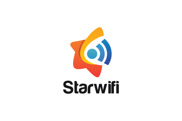 Wifi Star Logo, a Branding & Logo Template by nospacestore