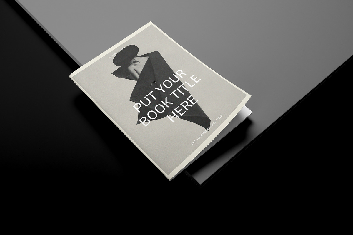 Book Title Layout Design Template, a Magazine Template by DesignCrest