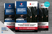 Private Security Company Canva Flyer