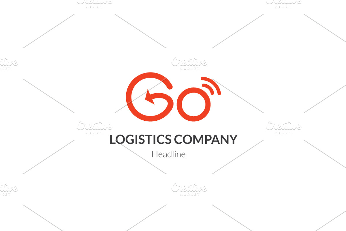 GO logo, a Branding & Logo Template by Hammad A.