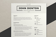 Resume John, a Resume Template by Estartshop | Creative Market