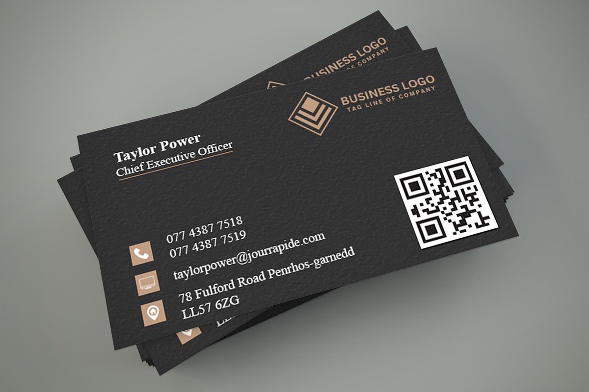 Minimal Clean Double Sided Card