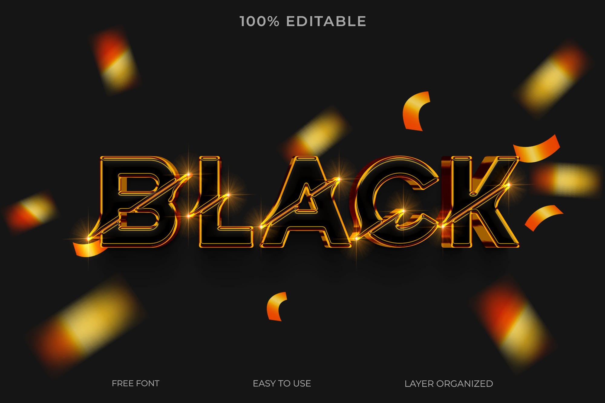 Luxury Golden Color Text Effect, a Layer Style Add-On by Imamul001