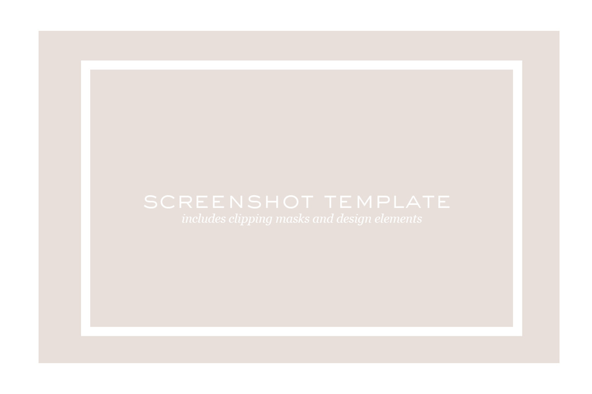 PSD | Creative Screenshot Templates, a Presentation Template by THE ...