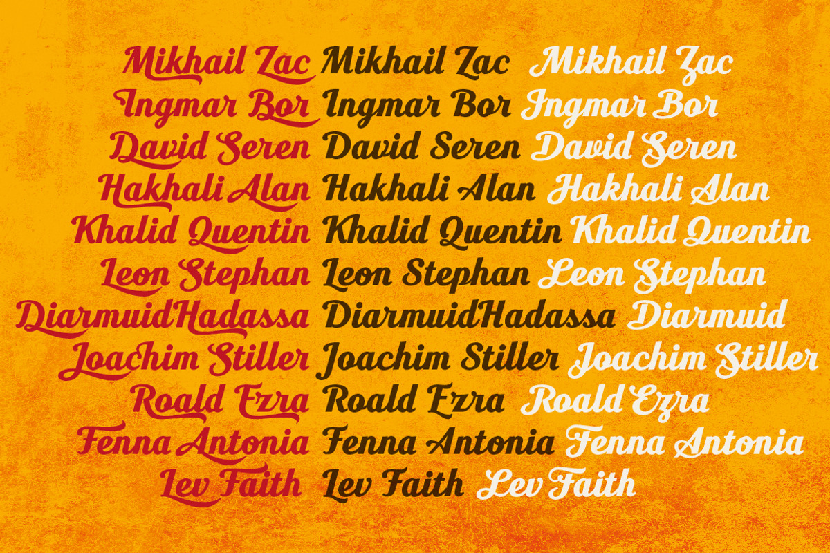 Seren Script, a Script Font by TypeFaith Fonts