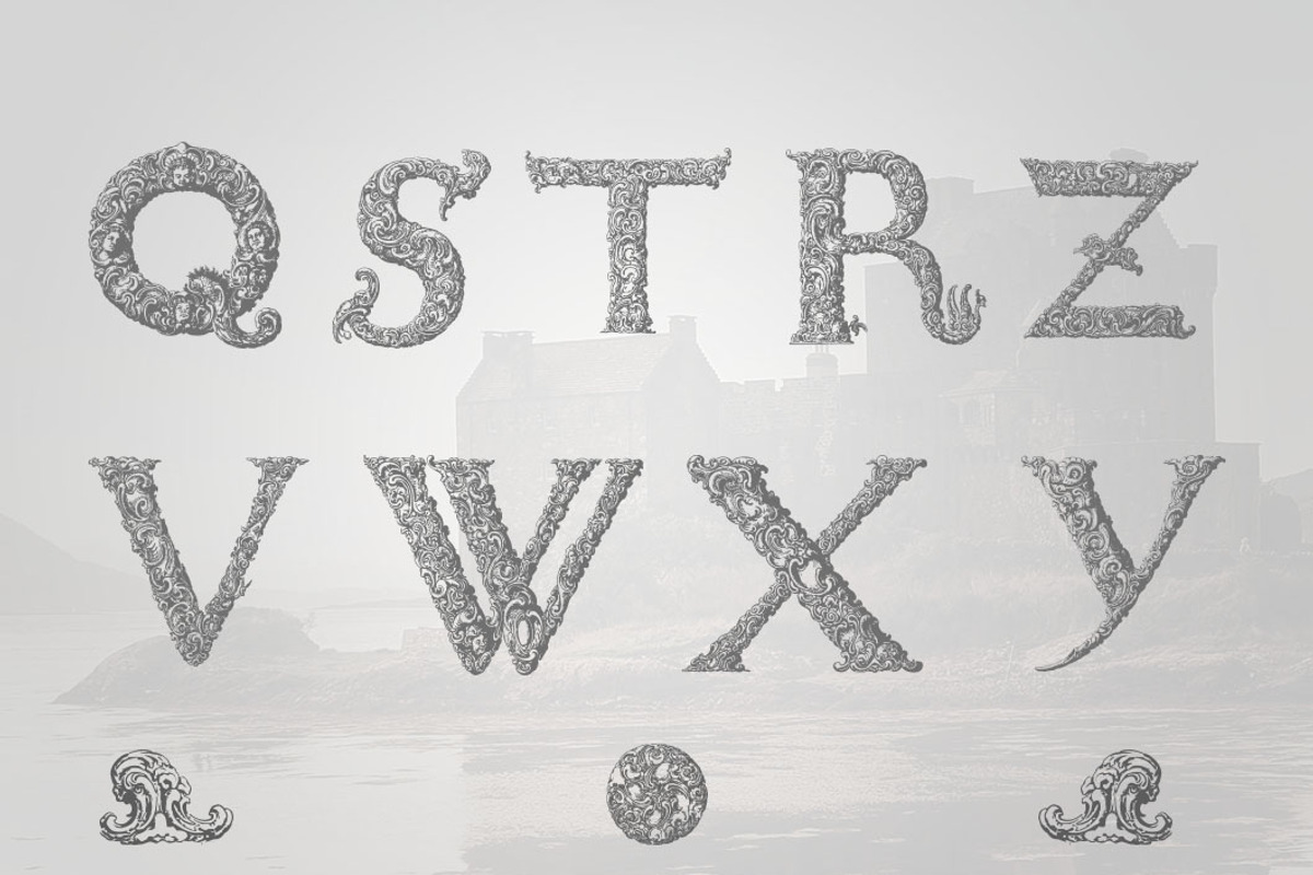 HERALDRY - Typography Set, a Symbol Font by AndrewPixel