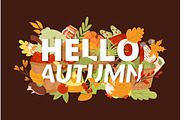 Season background banner, hello, a Decorative Illustration by KitVector