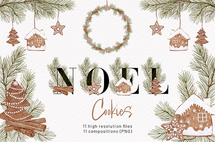 Christmas Clipart & Winter Patterns | Illustrations ~ Creative Market