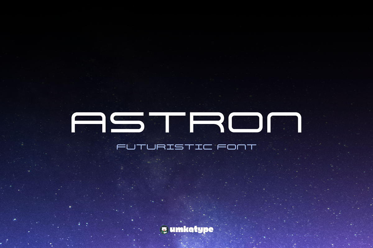 Astron Display Font, a Sans Serif Font by alpercakici