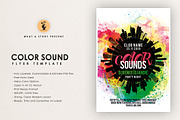 Color Sound, a Flyer Template by What a Story