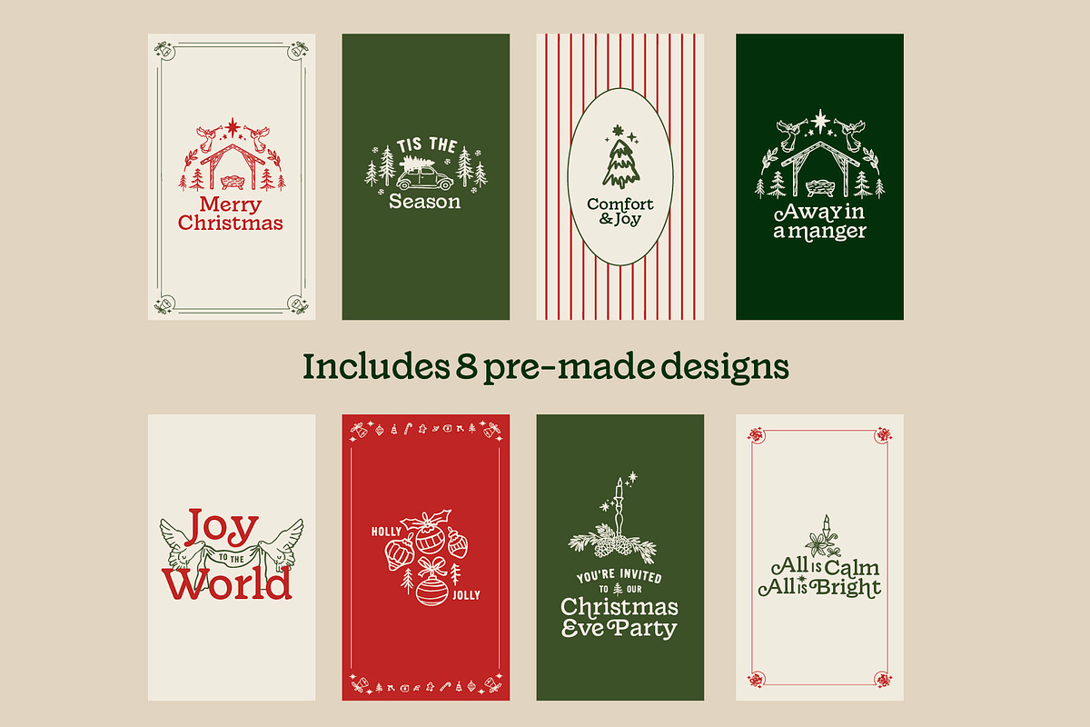Hand-Drawn Christmas Illustrations