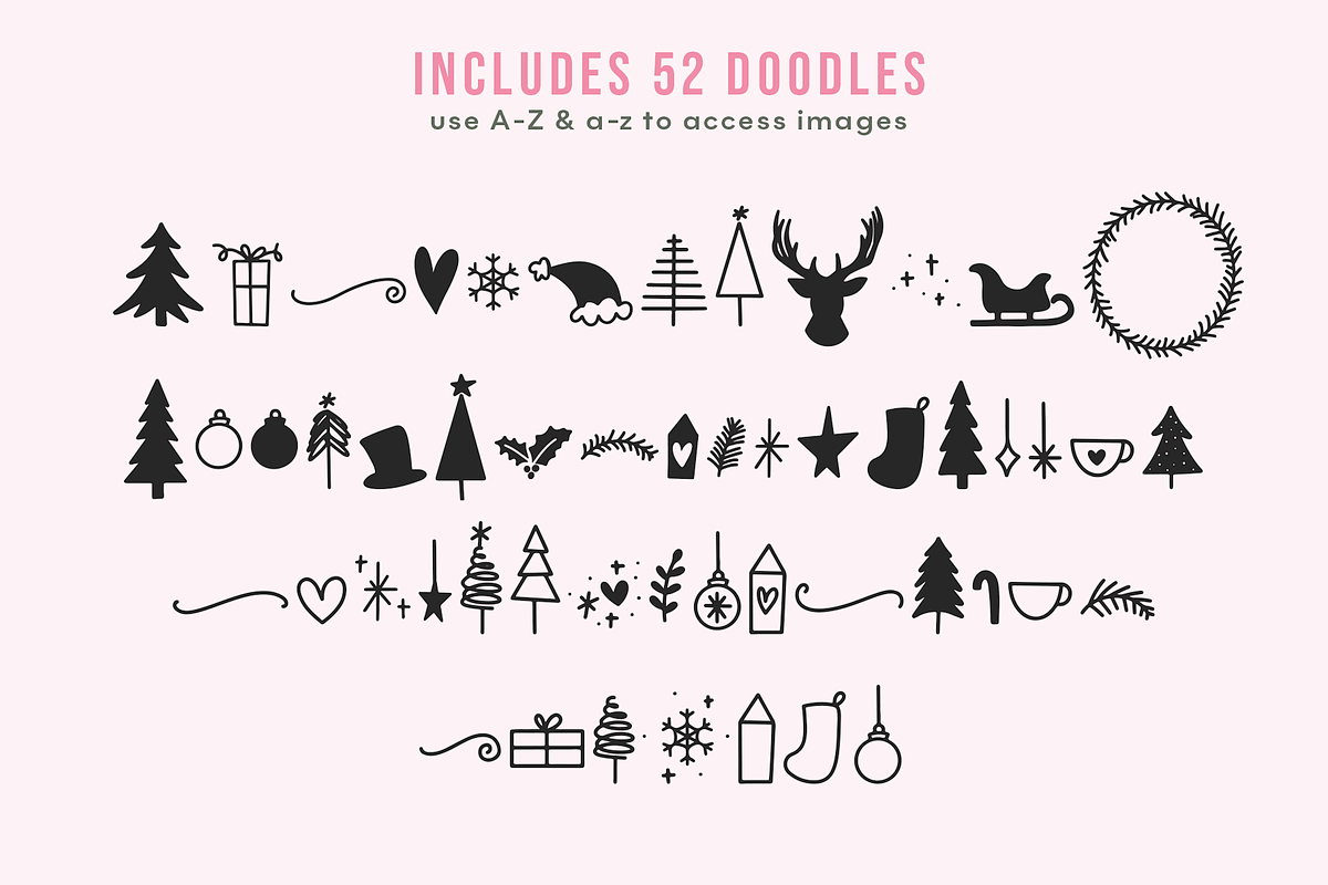 Christmas Font Bundle | 10 Fonts