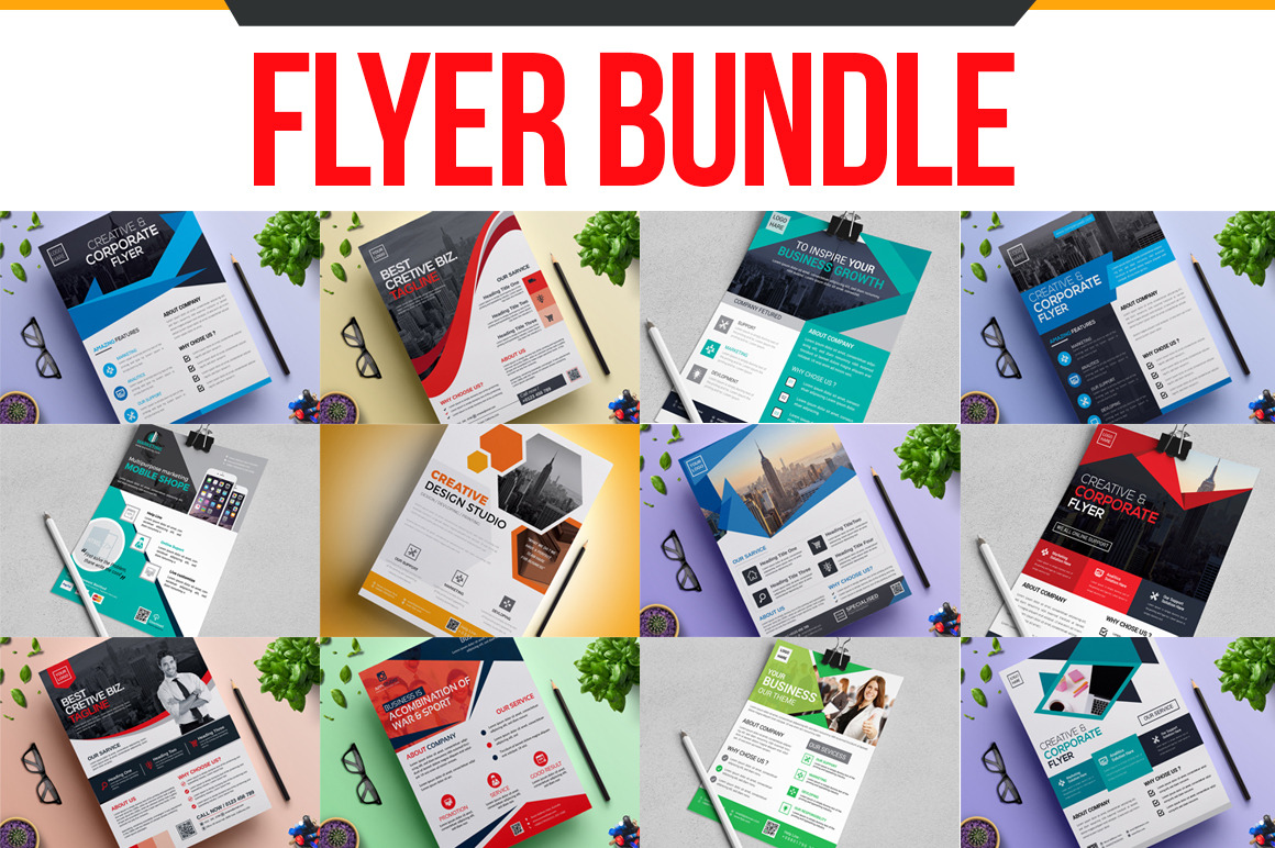 Flyer Template Bundle | Flyer Templates ~ Creative Market