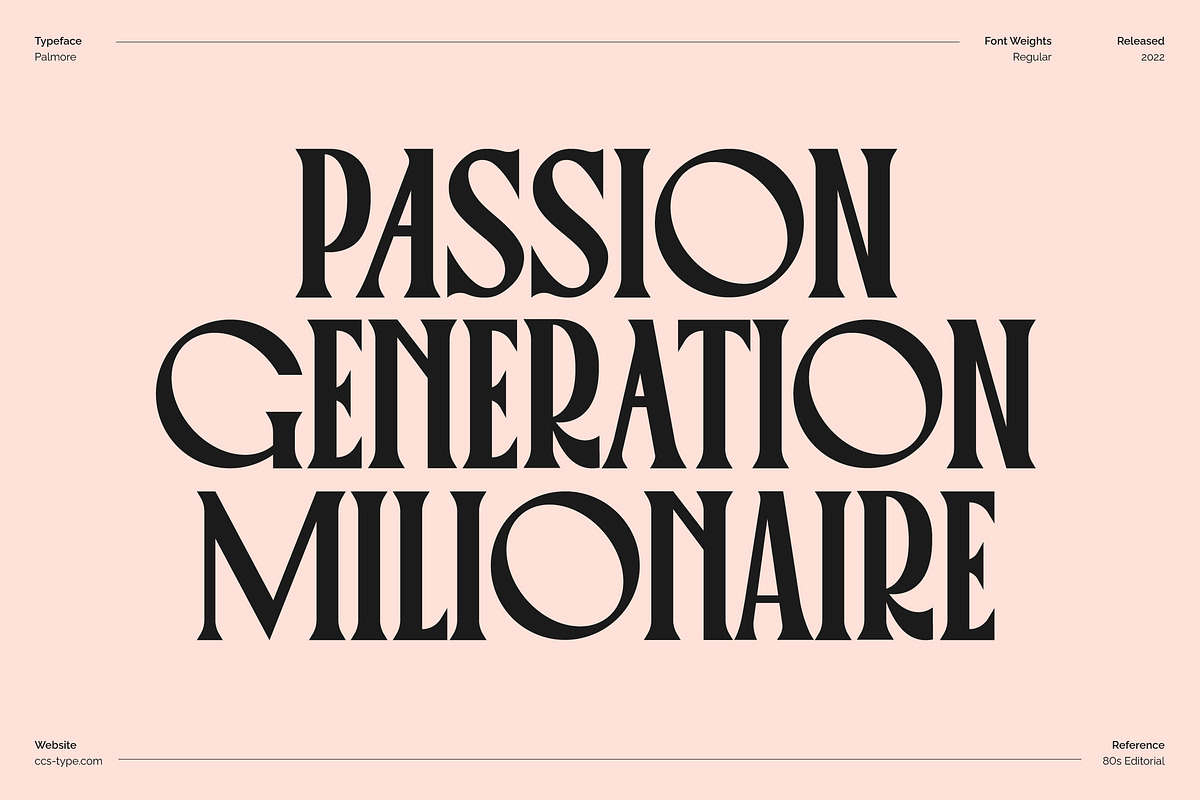 PALMORE - Vintage Rounded Serif, a Serif Font by Creative Corner