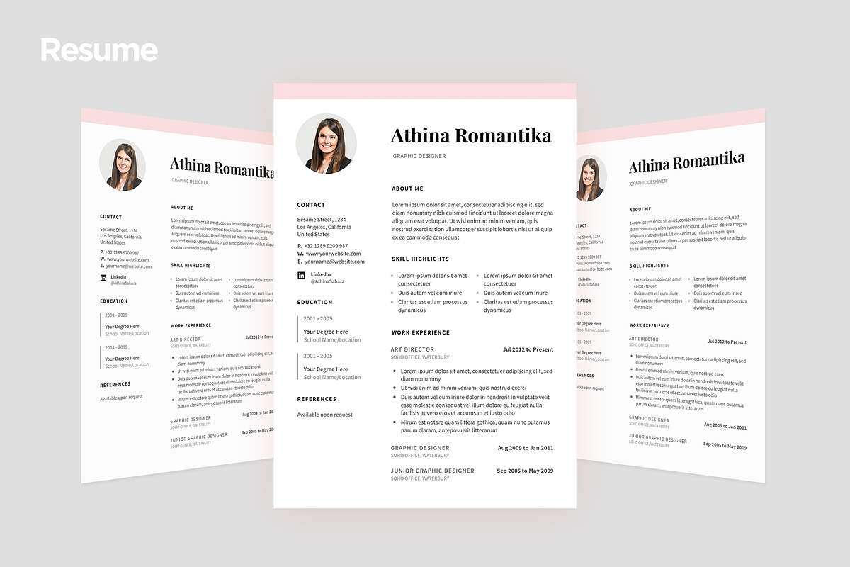 Clean Resume Template - 04, a Resume Template by ariodsgn