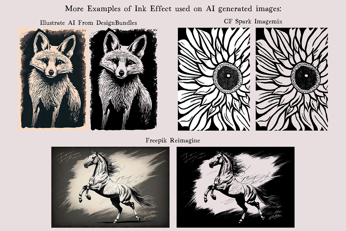 Ink Effect Photoshop Action