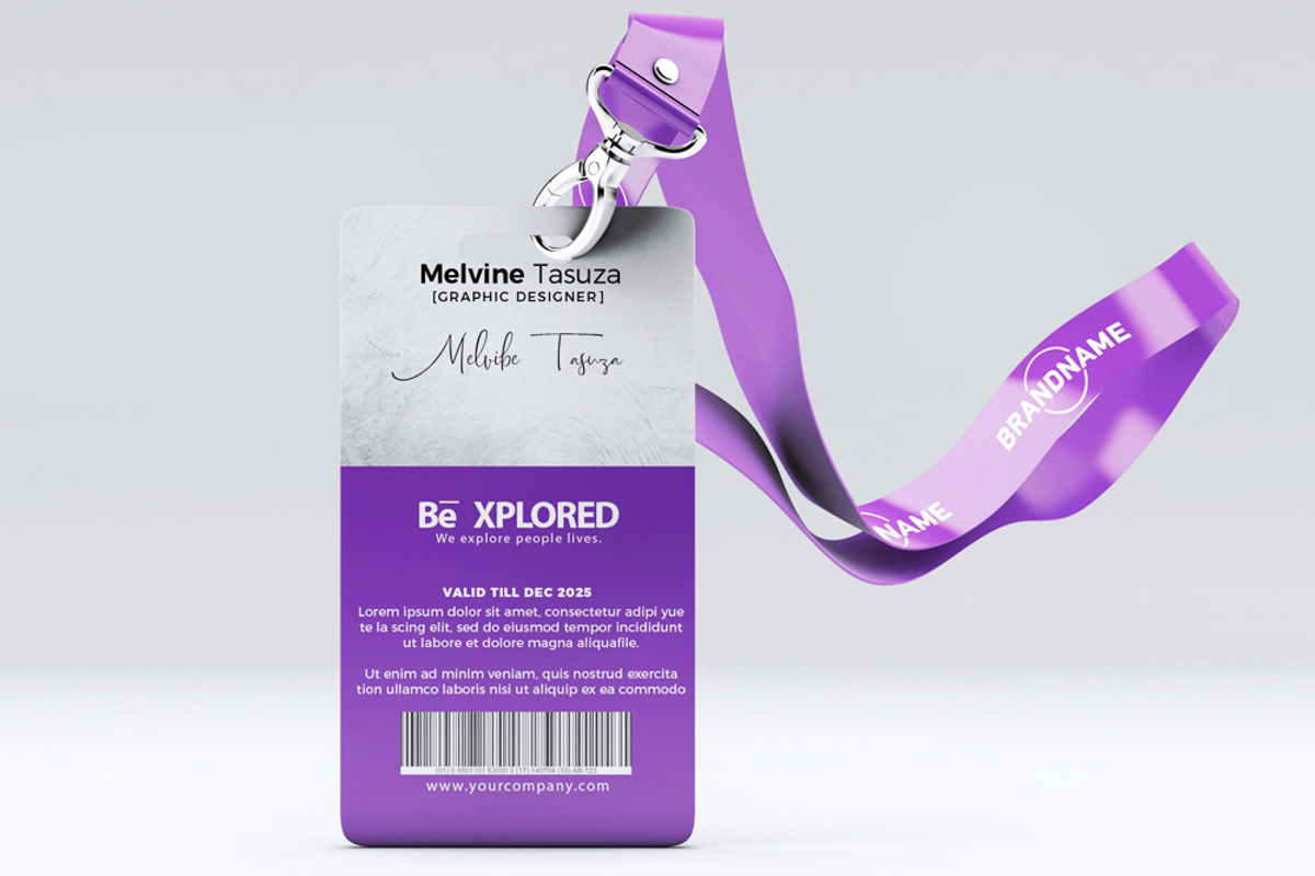 ID Card Bundle Template 10 cards, a Stationery Template by Design Up