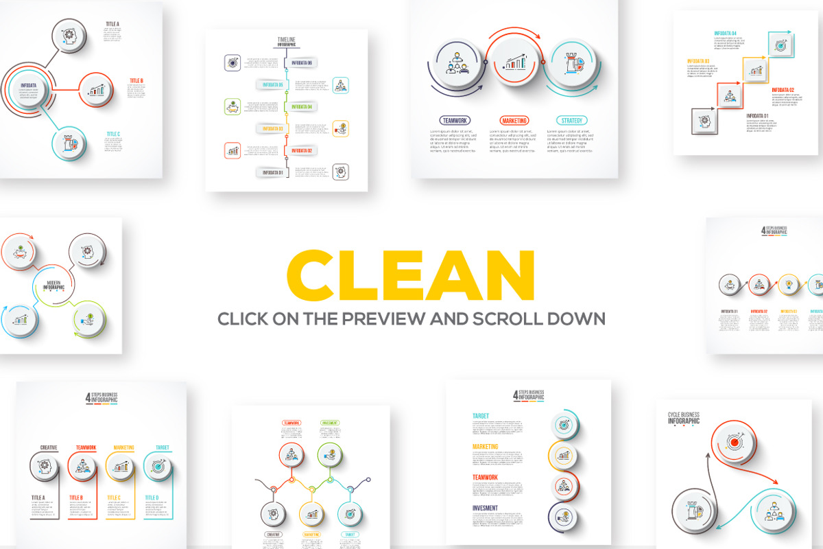 Infographic Mega Bundle, a Finance Illustration by Abert