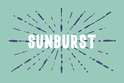 10 Sunbursts, an Object Graphic by GhostlyPixels