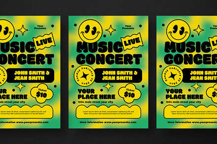 Video Star Music Flyer | Flyer Templates ~ Creative Market