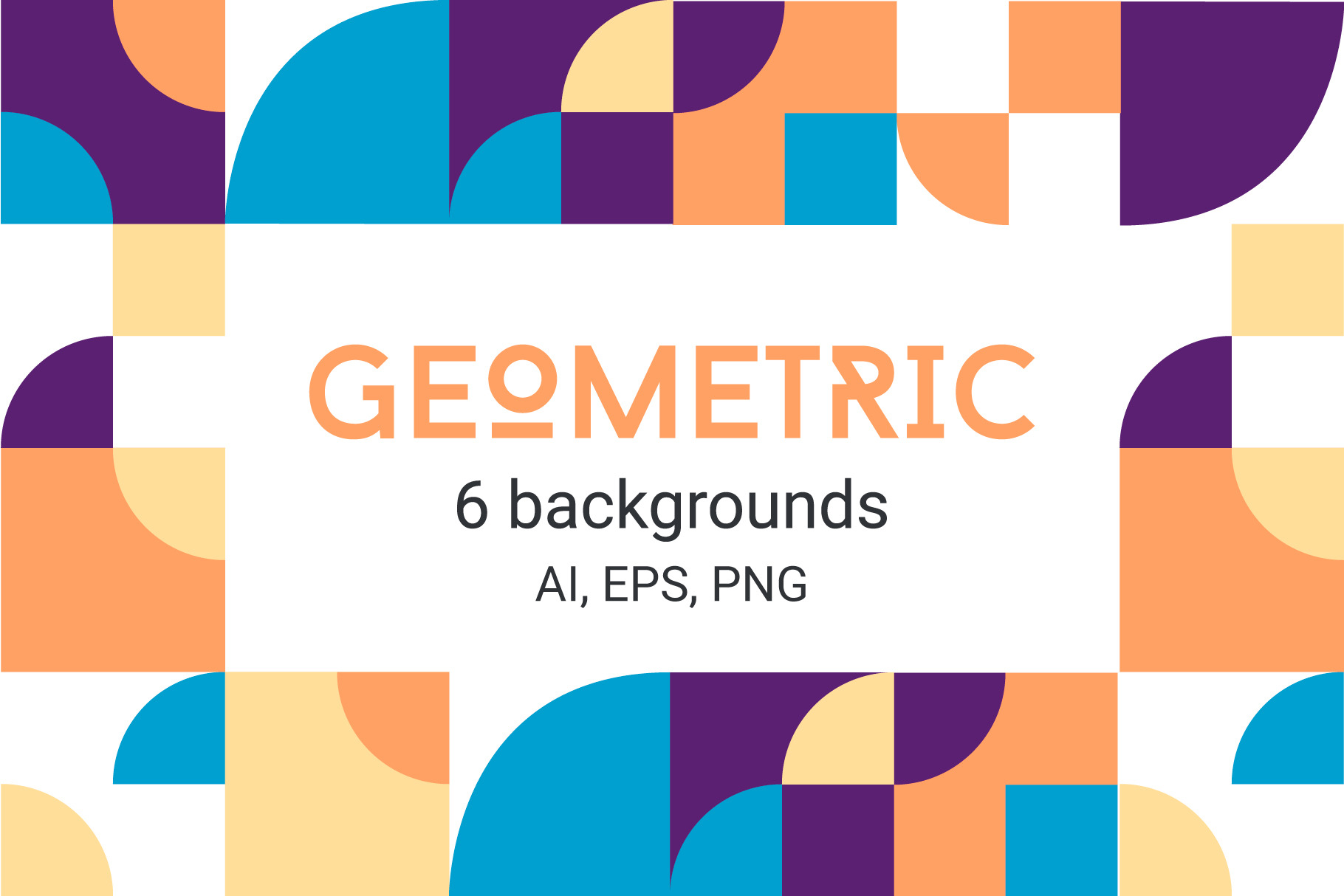 6 geometric background | Graphic Patterns ~ Creative Market
