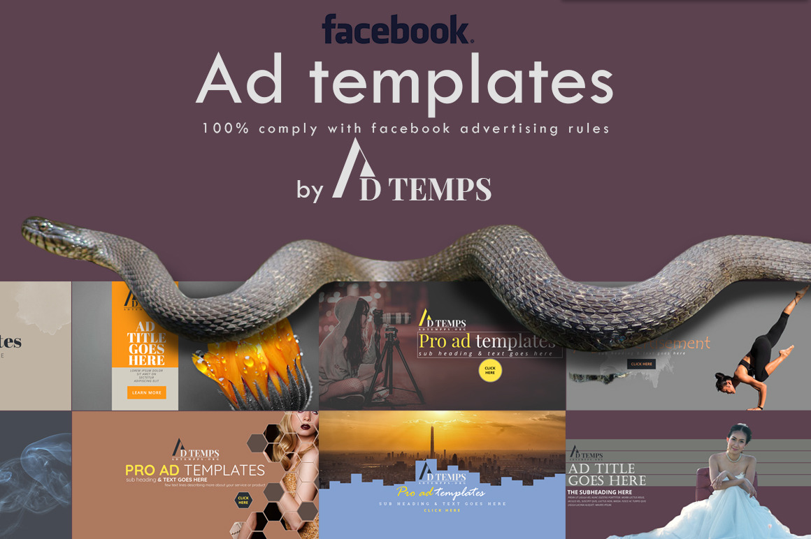 Facebook Ad Template Pack 01, a Social Media Template by pmvch