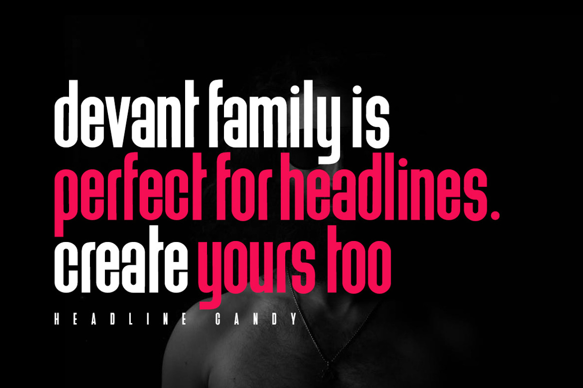 Devant Neoteric Pro Modern Font, a Sans Serif Font by Webhance Studio