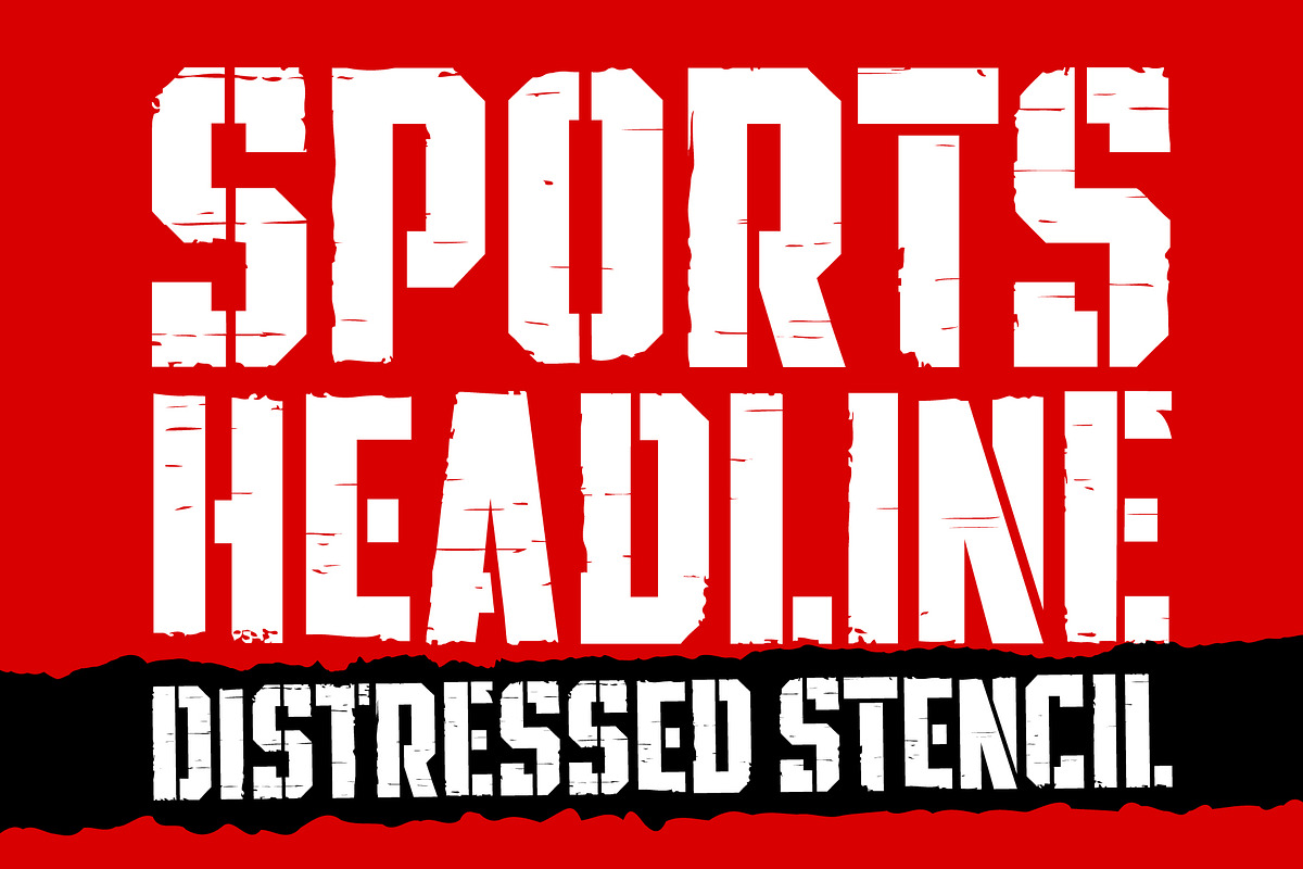 SPORTS HEADLINE FONT BUNDLE, a Sans Serif Font by Alphabet Agency